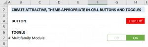 How to Create Dynamic, In-Cell Buttons and Toggles in Excel - A.CRE