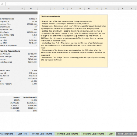 Real Estate Portfolio Valuation Model in Excel - Adventures in CRE
