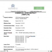 Commercial Lease Abstract (Summary) - Adventures in CRE
