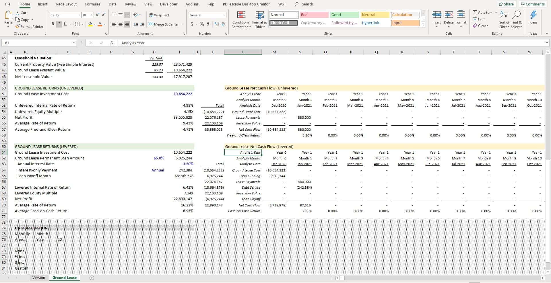 Ground Lease Valuation Model - Adventures in CRE