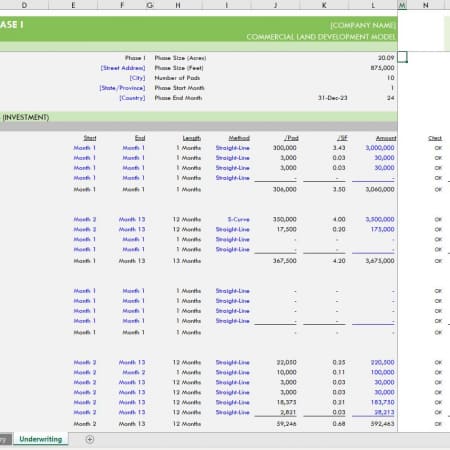 Land Development Model (Multi-Scenario) - Adventures in CRE