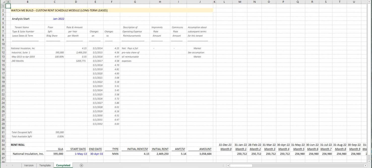 Watch Me Build a Rent Schedule in Both Excel and Using AI