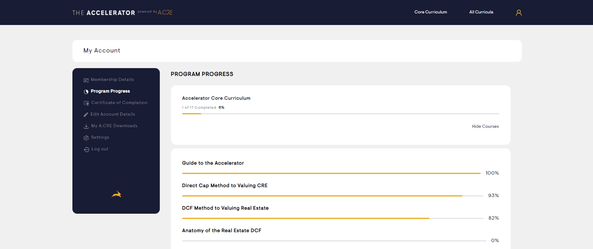 Introducing the New (Beta) A.CRE Accelerator Learning Platform