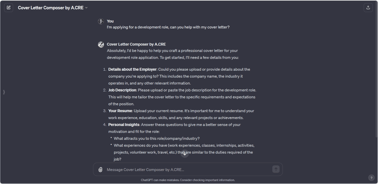 We Trained This AI Tool to Write Cover Letters - Adventures in CRE