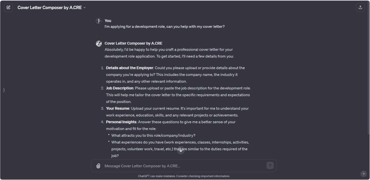 We Trained This AI Tool to Write Cover Letters - Adventures in CRE