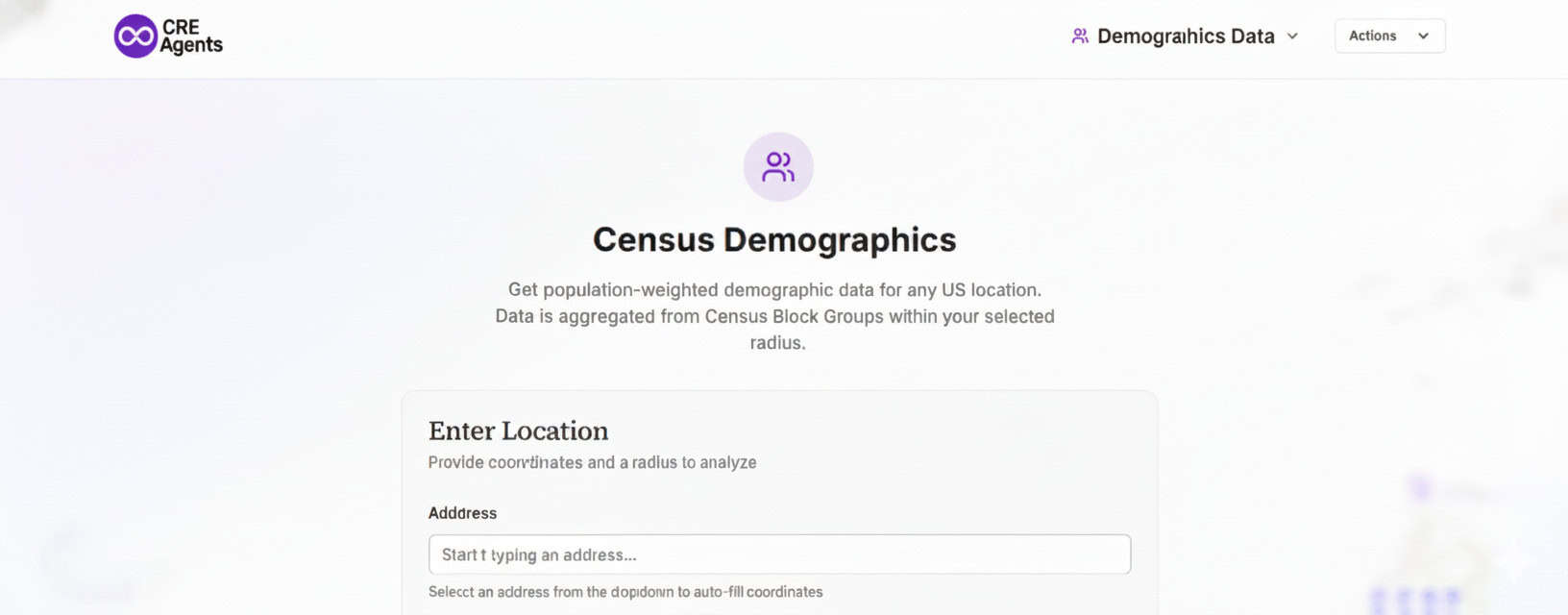 Radius-Based Demographics for Real Estate – Built with AI and Census ...